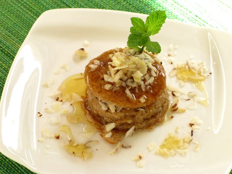 Vegan Brazil Nut Pancakes with Organic Honey Agave - Insiders Guide to Spas